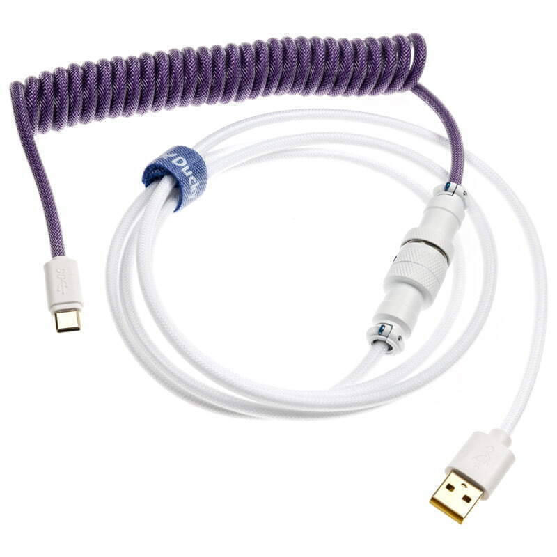 Ducky Premicord Braided / Spiral USB 2.0 Cable USB-C male - USB-A male ...