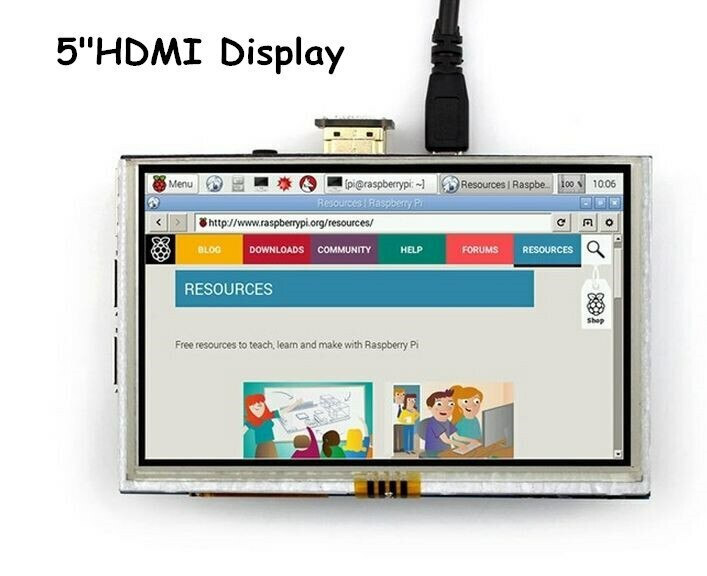 5 inch HDMI Touch Screen Display - 800*480 for Raspberry Pi 3 / Banana Pi | Skroutz.gr