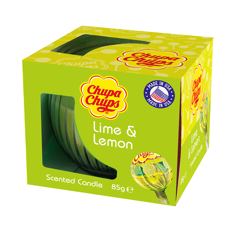 Chupa Chups Αρωματικό Κερί σε Βάζο με Άρωμα Lime & Lemon 85gr 45355 ...