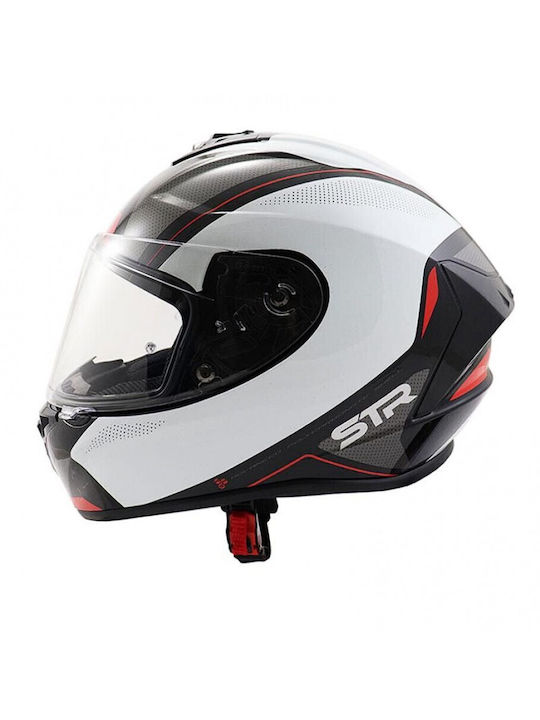 STR Norma Lupus Black/White Κράνος Μηχανής Full Face 693-30-345150BW | Skroutz.gr