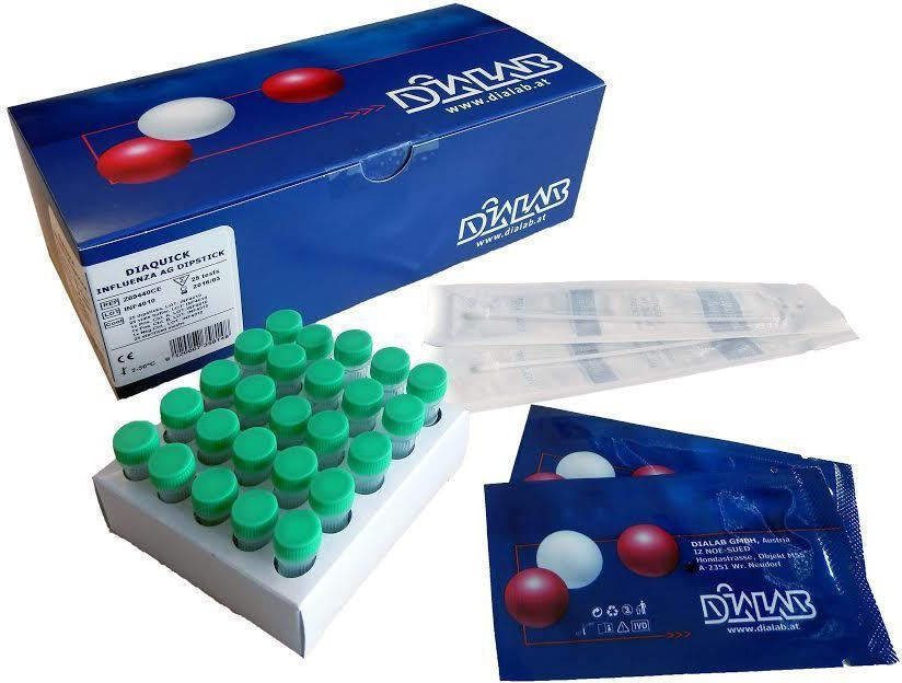 Dialab Influenza Ag 25τμχ Τεστ Γρίπης | Skroutz.gr