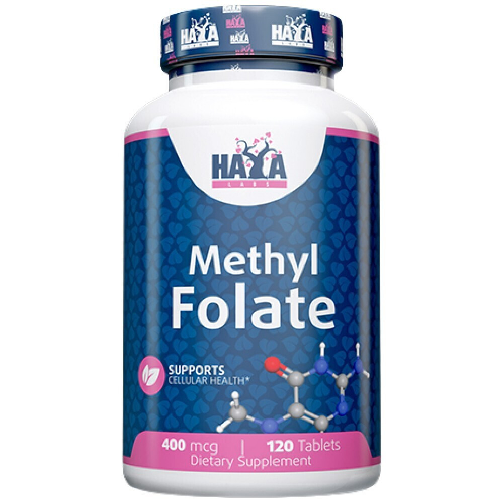 Haya Labs Methyl Folate 400mg Συμπλήρωμα για την Ενίσχυση του ...
