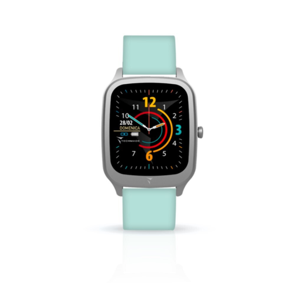 Techmade Vision Smartwatch με Παλμογράφο (SILVER TIFFANY) | Skroutz.gr