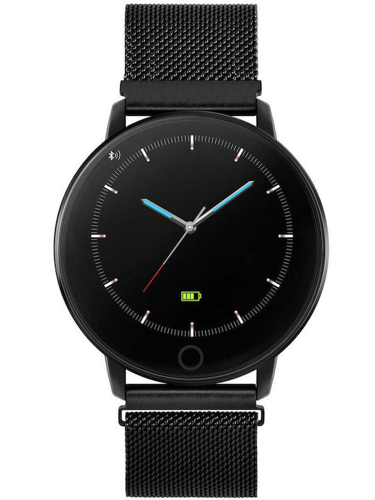 Reflex Active Series 05 42mm Smartwatch με Παλμογράφο (Black Mesh ...