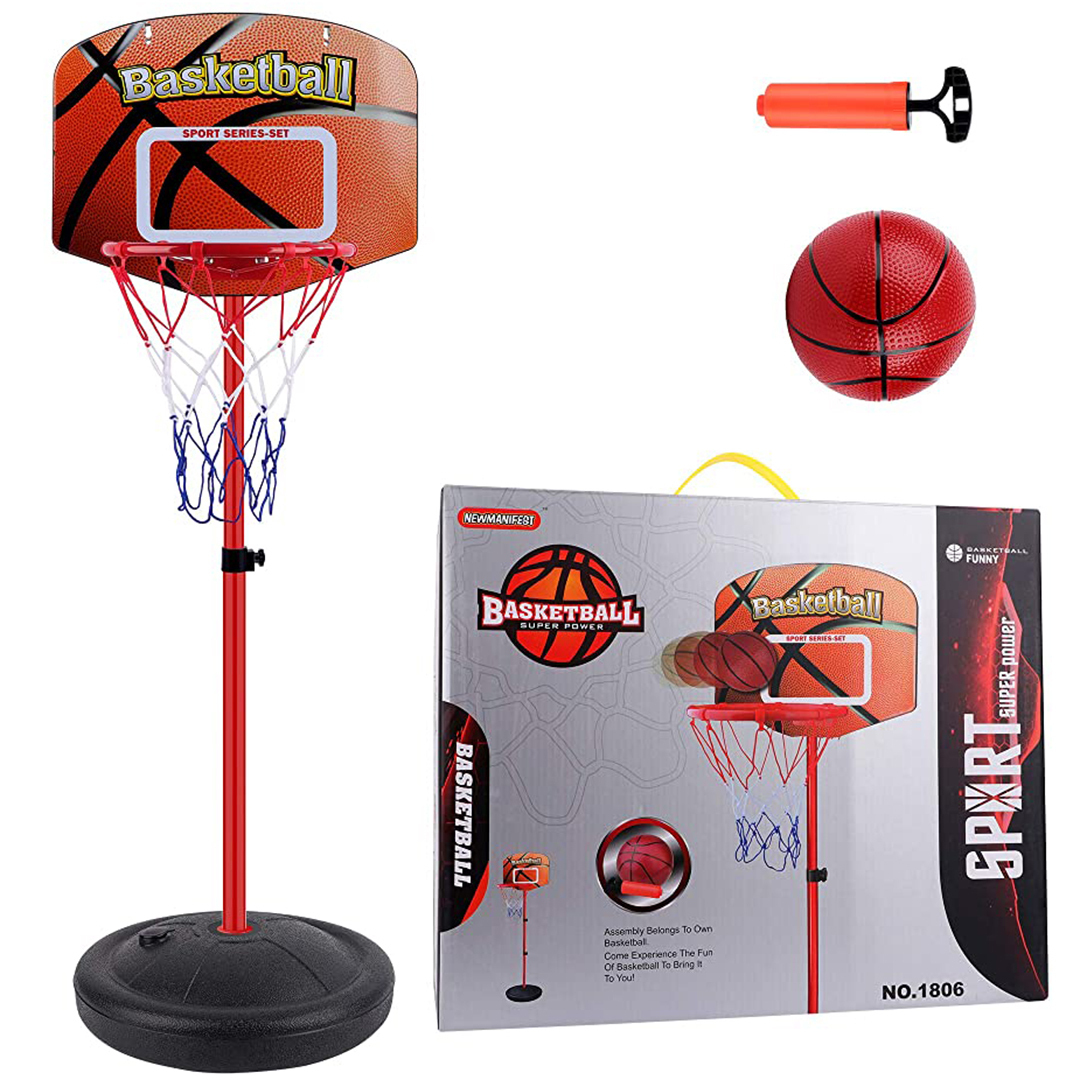 Newmanifest 1806 Μπασκέτα με Βάση και Ρυθμιζόμενο Ύψος 158εκ. | Skroutz.gr