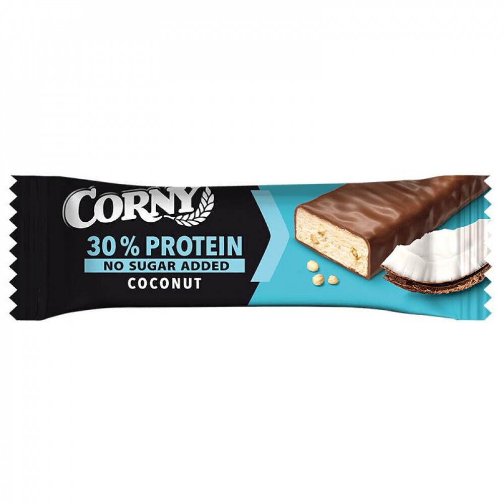 Corny Μπάρα με 30% Πρωτεΐνη & Γεύση Coconut 50gr | Skroutz.gr