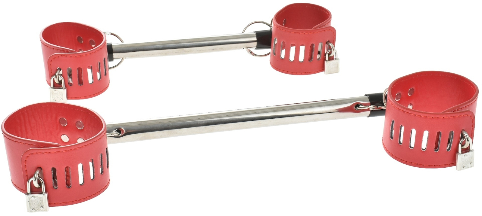 Bondage Kit 2 Bars With Hand & Foot Handcuffs Red | Skroutz.gr