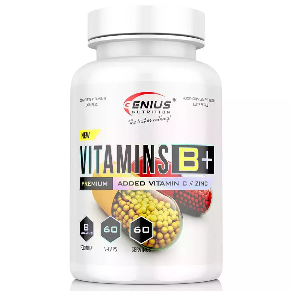 Genius Nutrition Vitamins B+ Premium Βιταμίνη για την Υγεία του ...