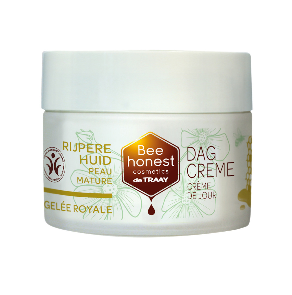 Bee Honest Cosmetics Royal Jelly Κρέμα Προσώπου & Λαιμού Ημέρας για ...