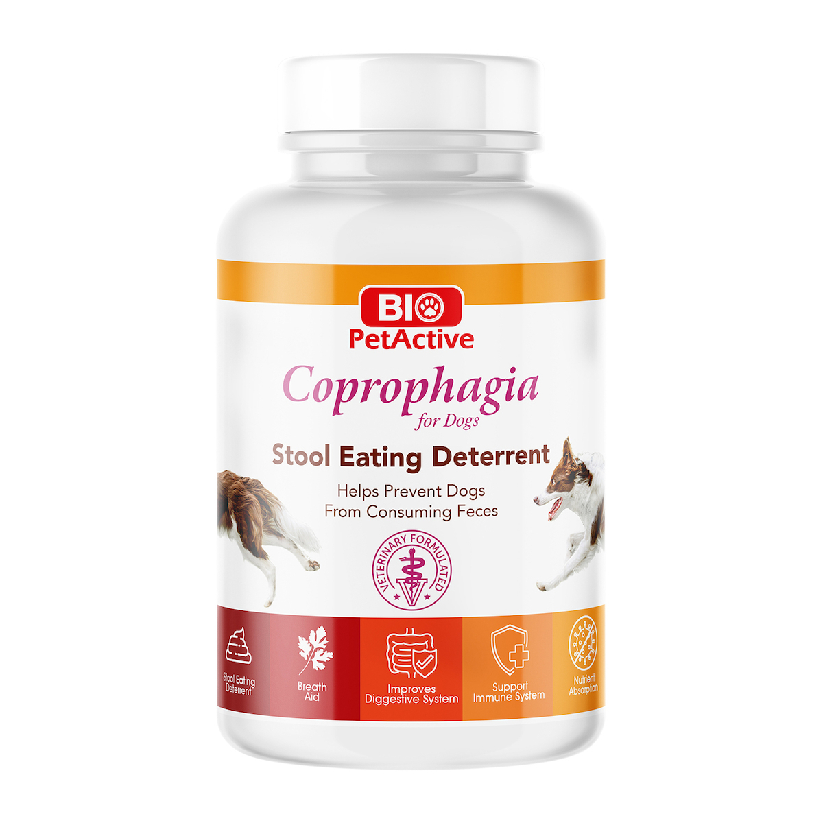 Bio Petactive Coprophagia Συμπλήρωμα Διατροφής Σκύλου σε Δισκία 60 tabs ...