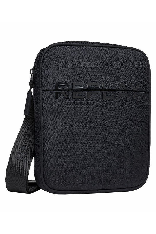 Replay Ανδρική Τσάντα Ώμου / Χιαστί σε Μαύρο χρώμα FM3615.000.A0464-098 ...