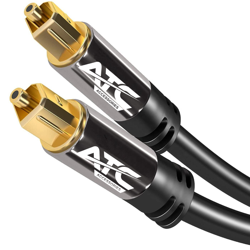 ATC Optical Audio Cable TOS male - TOS male Μαύρο 1.5m (02.007.0020 ...