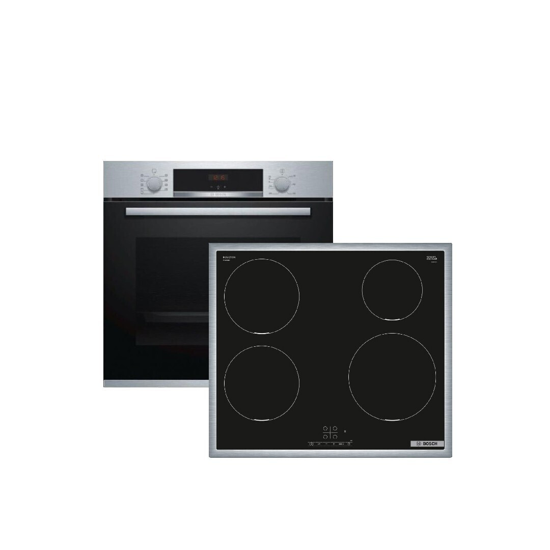 Bosch HBA534ES00 + PIE645BB5E Φούρνος άνω Πάγκου 71lt με Κεραμικές ...