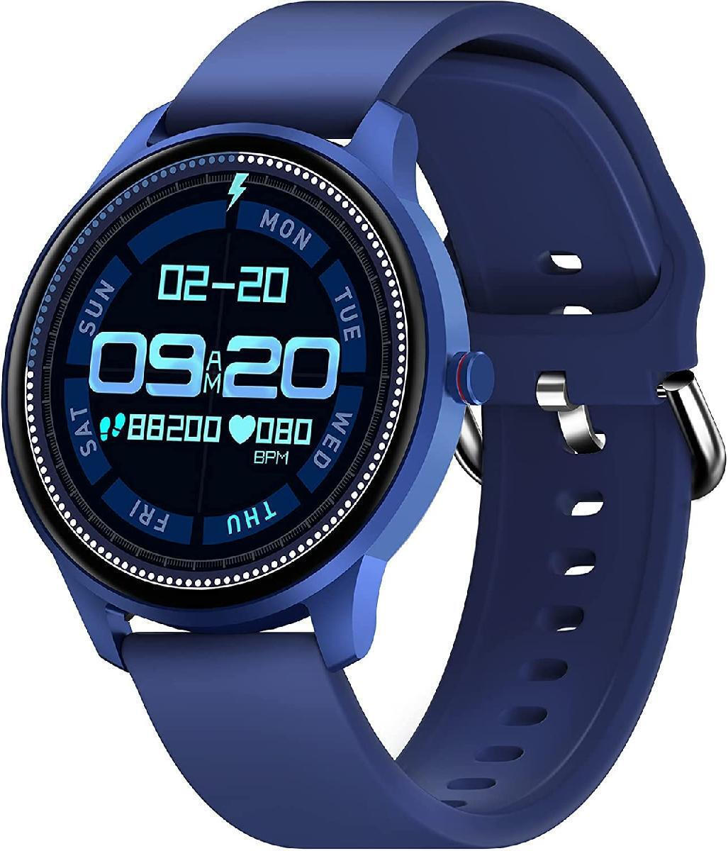 Cubot W03 Aluminium 43mm Smartwatch με Παλμογράφο (Μπλε) | Skroutz.gr