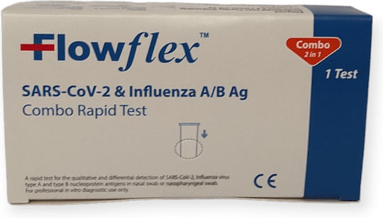 Acon Flowflex SARS-CoV-2 & Influenza A/B Ag 1τμχ Διαγνωστικό Τεστ ...