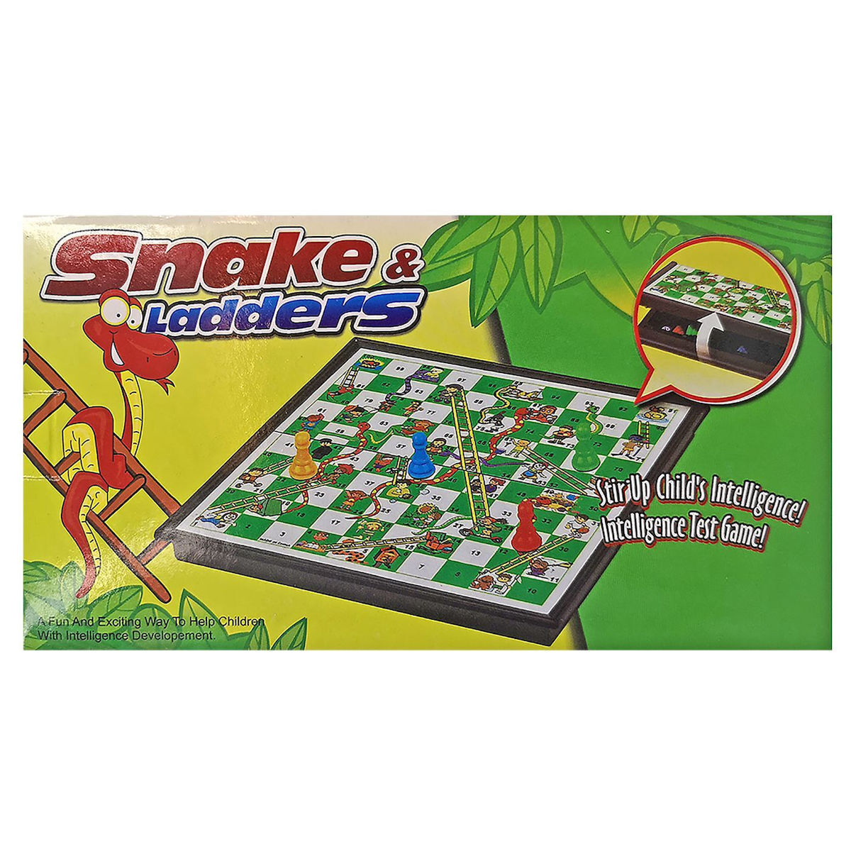 Επιτραπέζιο Παιχνίδι Snake & Ladders για 2 Παίκτες 6+ Ετών 69-216 89236 ...