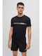 Hugo Boss Ανδρικό T-shirt Μαύρο με Λογότυπο 50491696-001 | Skroutz.gr