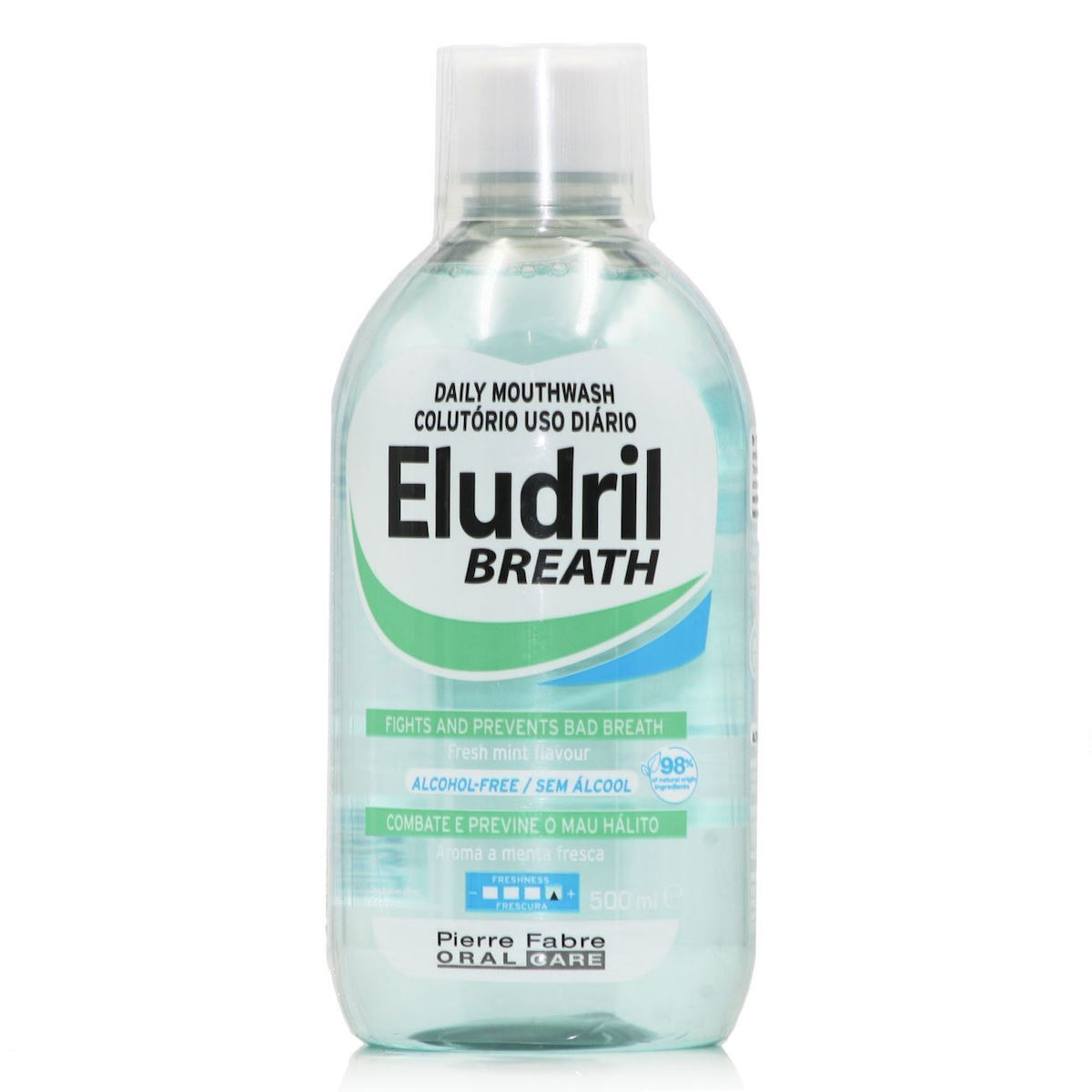 Elgydium Eludril Breath Στοματικό Διάλυμα κατά της Κακοσμίας 500ml ...