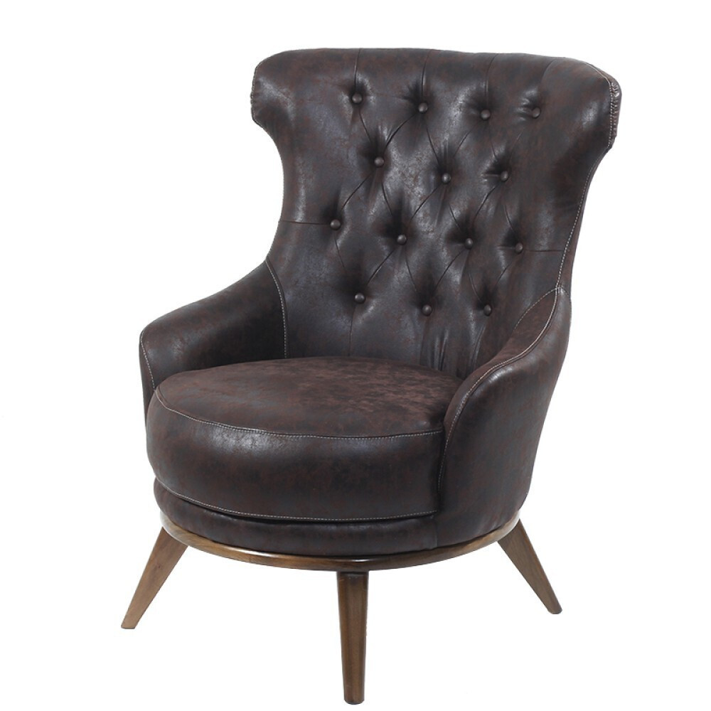 Alina Μπερζέρα Καφέ 783-9008 79x105x96cm | Skroutz.gr