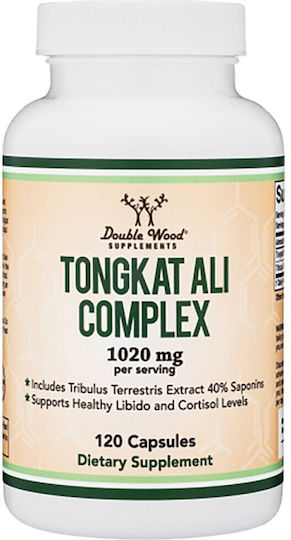 Double Wood Tongkat Ali Complex Ειδικό Συμπλήρωμα Διατροφής 120 ...