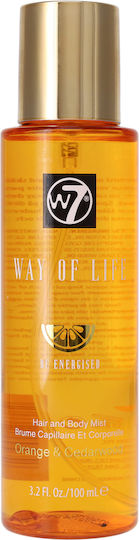 W7 Cosmetics Way Of Life Orange & Cedarwood Body Mist 100ml | Skroutz.gr