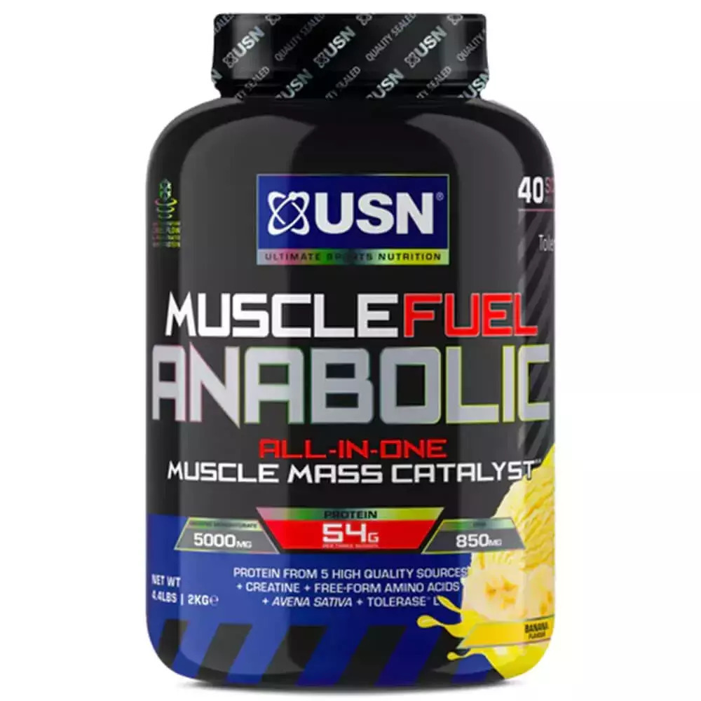 USN MuscleFuel Anabolic με Γεύση Μπανάνα 2kg | Skroutz.gr