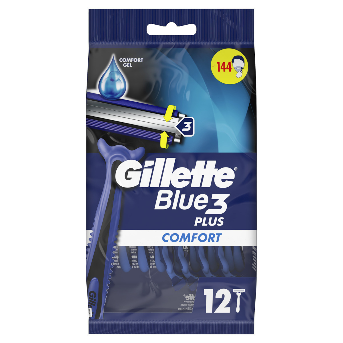 Gillette Blue 3 Plus Comfort Ξυραφάκια μιας Χρήσης με 3 Λεπίδες ...