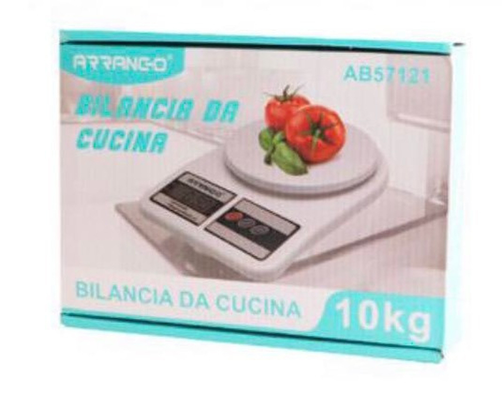 Arrango AB57121 Ψηφιακή Ζυγαριά Κουζίνας 1gr/10kg Λευκή | Skroutz.gr