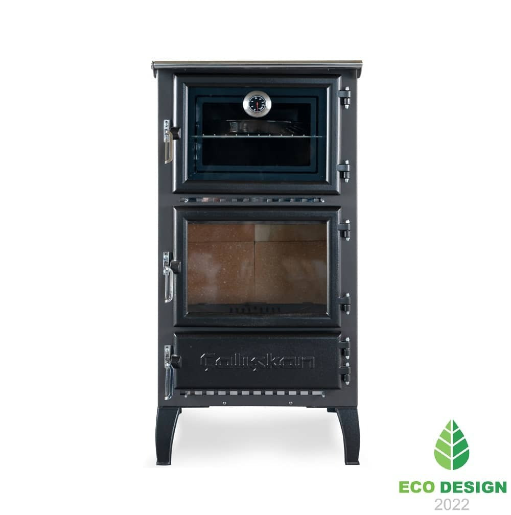 Caliskan 306 Χαλύβδινη Ξυλόσομπα Γκρι | Skroutz.gr