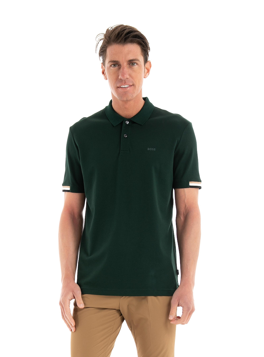 Hugo Boss Ανδρικό T-shirt Polo Dark Green 50467113-350 | Skroutz.gr