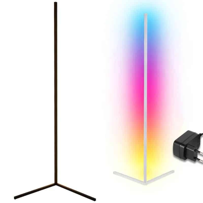 Geyer LED Φωτιστικό Δαπέδου Υ145εκ. με RGB Φως Λευκό 139329 | Skroutz.gr