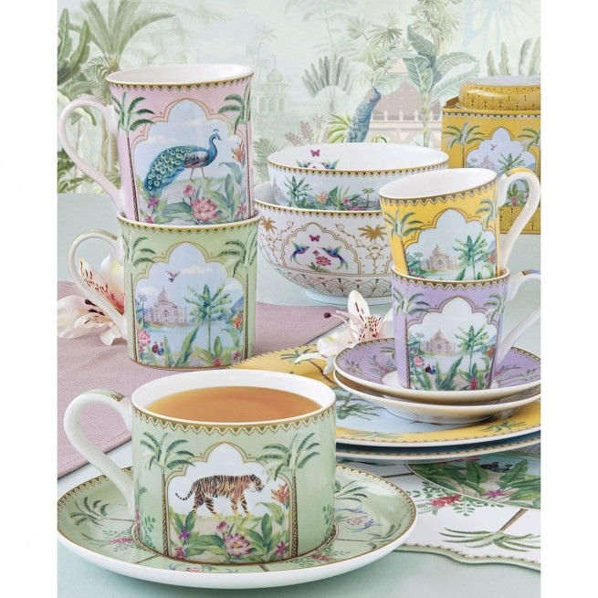 Marva Paradise Sauvage Σετ Φλιτζάνια Espresso από Πορσελάνη Πολύχρωμα ...