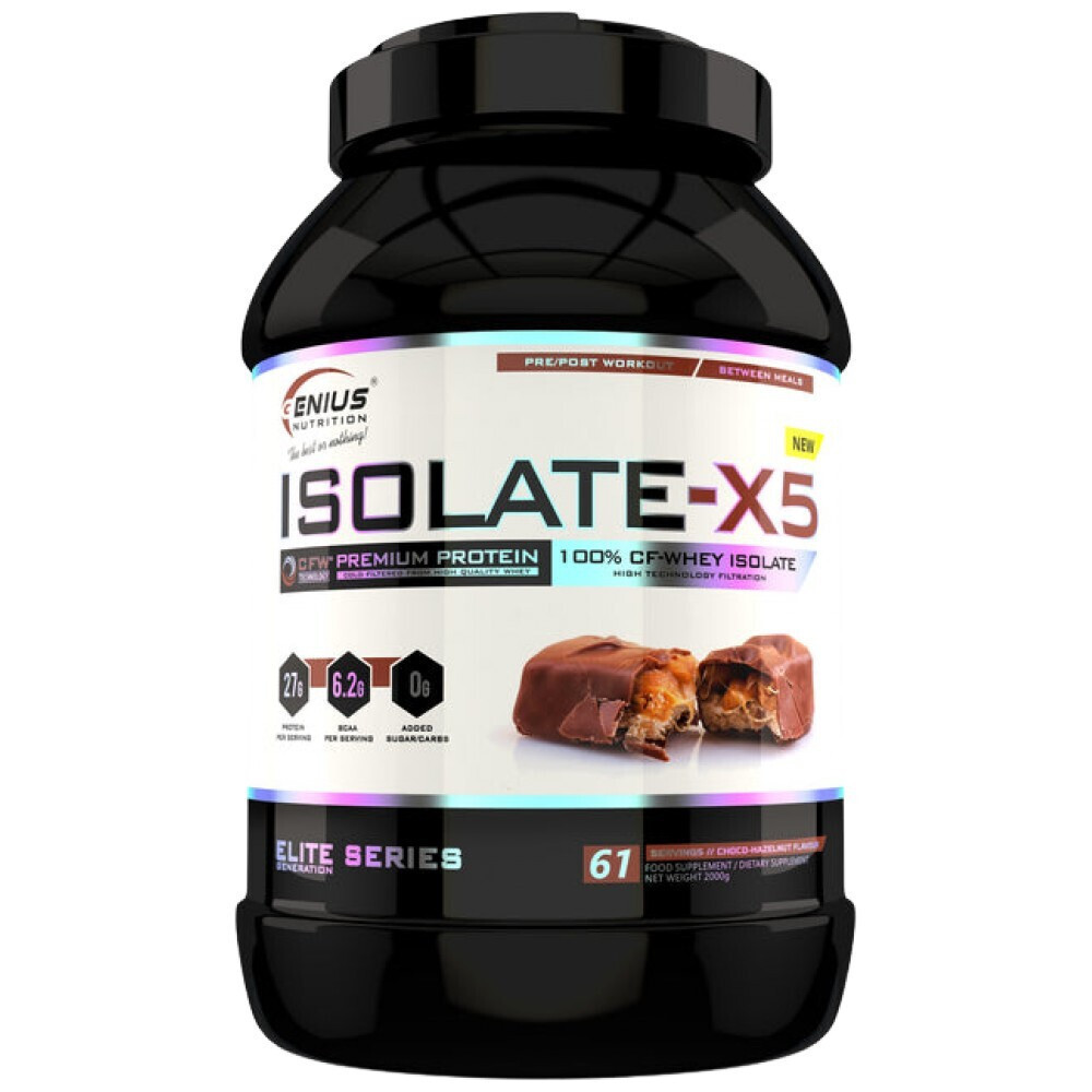 Genius Nutrition Isolate X5 με Γεύση Chocolate Hazelnut 2kg | Skroutz.gr