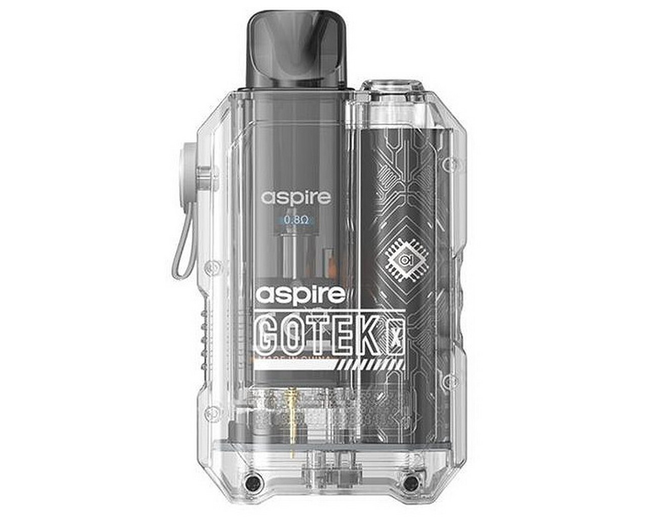 Aspire Gotek X Transparent Pod Kit 2ml με Ενσωματωμένη Μπαταρία ...