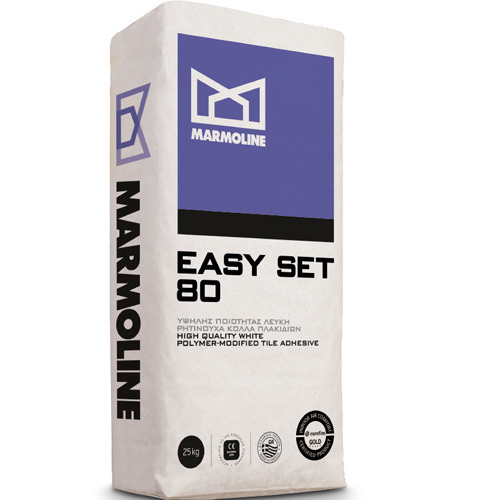 Marmoline Easy Set 80 Κόλλα Πλακιδίων Λευκή 25kg | Skroutz.gr