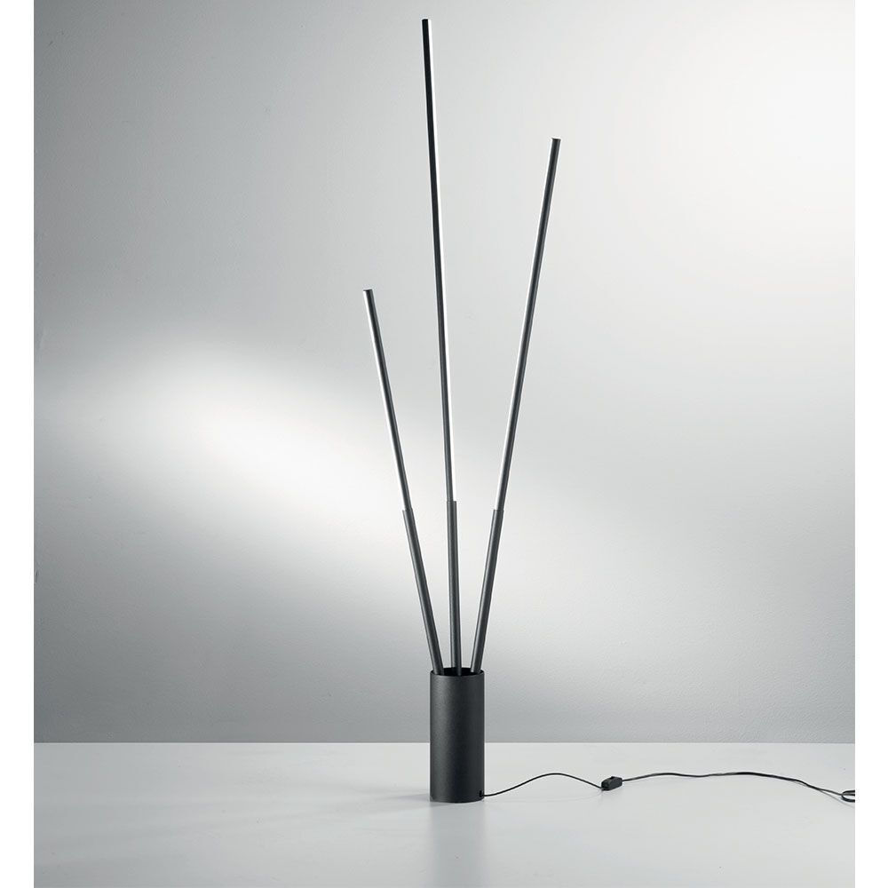 Fan Europe Μοντέρνο LED Φωτιστικό Δαπέδου Υ164xΜ10εκ. με Ρυθμιζόμενο ...