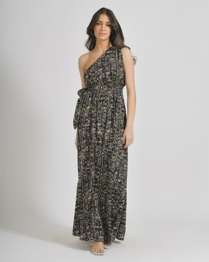 Ble Resort Collection Καλοκαιρινό Maxi Φόρεμα Μαύρο 5-41-348-0472 ...
