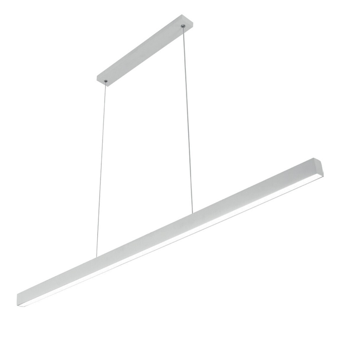 Braytron Μοντέρνο Κρεμαστό Φωτιστικό Ράγα με Ενσωματωμένο LED σε Λευκό ...