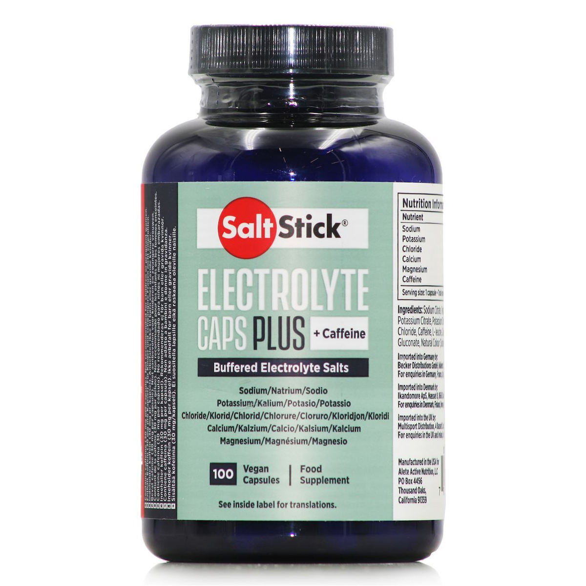 SaltStick Electrolyte Caps Plus Caffeine 100 φυτικές κάψουλες | Skroutz.gr