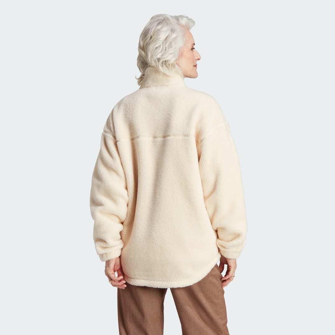 Adidas Essentials Γυναικεία Ζακέτα με Φερμουάρ σε Λευκό Χρώμα IM3899 ...