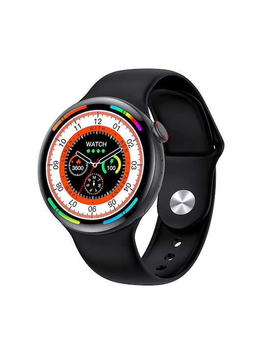 Microwear W8 Pro 39mm Smartwatch με Παλμογράφο (Μαύρο) | Skroutz.gr