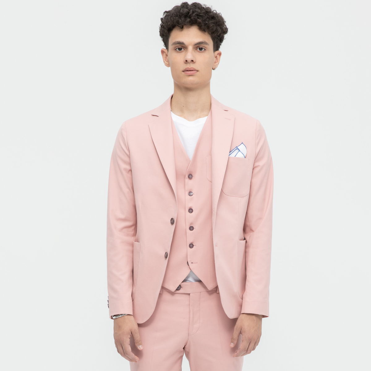 Aristoteli Bitsiani Sacou bărbați cu croială strâmtă Roz 81-6105-046-031 | Skroutz Romania