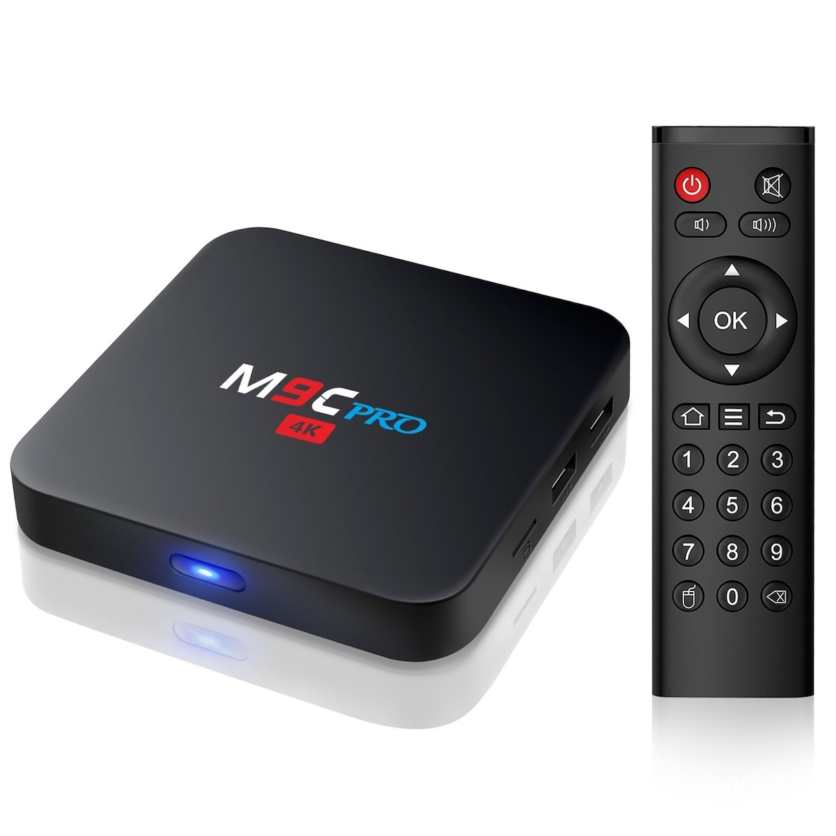 TV Box M9C-Pro 4K UHD με WiFi USB 2.0 1GB RAM και 8GB Αποθηκευτικό Χώρο ...
