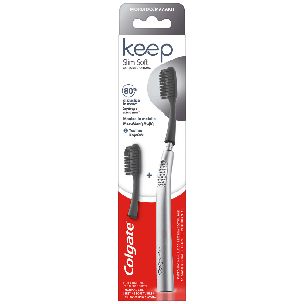 Colgate Keep Slim Kit Soft Γκρι | Skroutz.gr