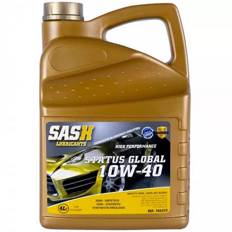 Ημισυνθετικό Λάδι Αυτοκινήτου Sash 10W-40 4lt | Skroutz.gr