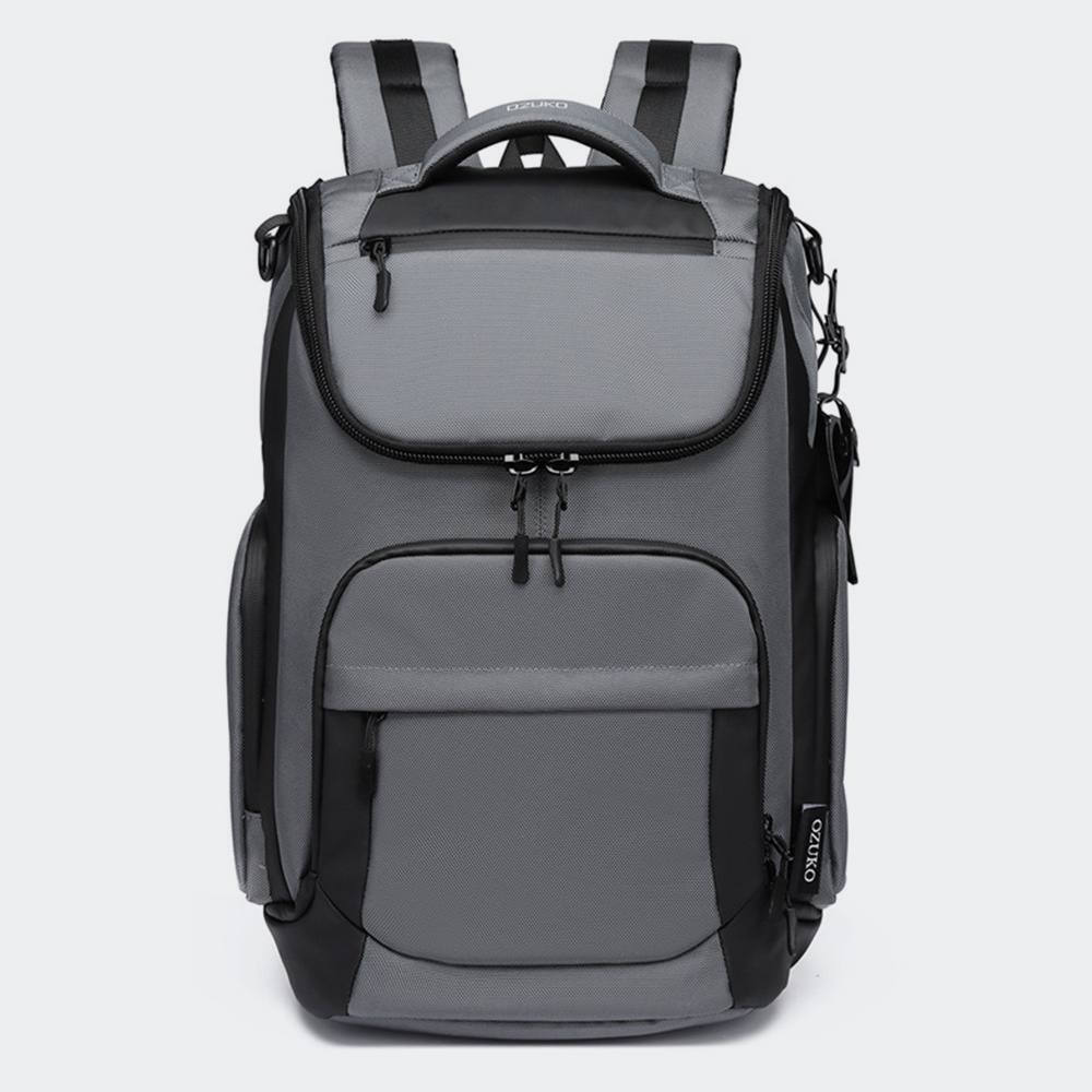 Ozuko Backpack Αδιάβροχο Γκρι | Skroutz.gr