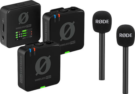 Rode Ασύρματο Πυκνωτικό Μικρόφωνο Wireless PRO & 2x RODE Interview Go ...