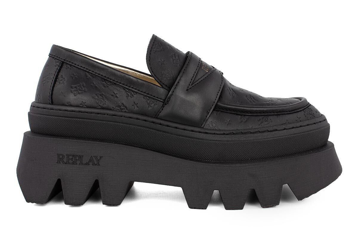 Replay Γυναικεία Loafers σε Μαύρο Χρώμα RL840001L-0003 | Skroutz.gr