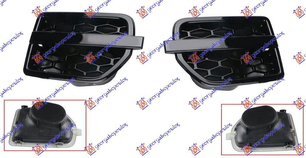 Prasco Αεραγωγός Αυτοκινήτου Μπροστά Συμβατός με Land Rover Discovery ...