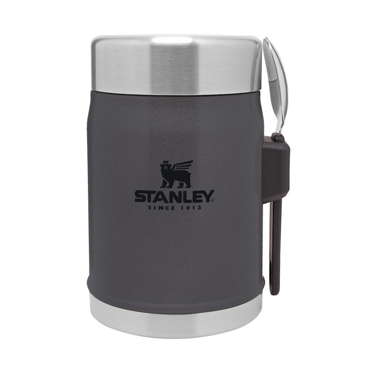 Stanley The Legendary Food Jar and Spork Δοχείο Φαγητού Inox Γκρι 400ml ...